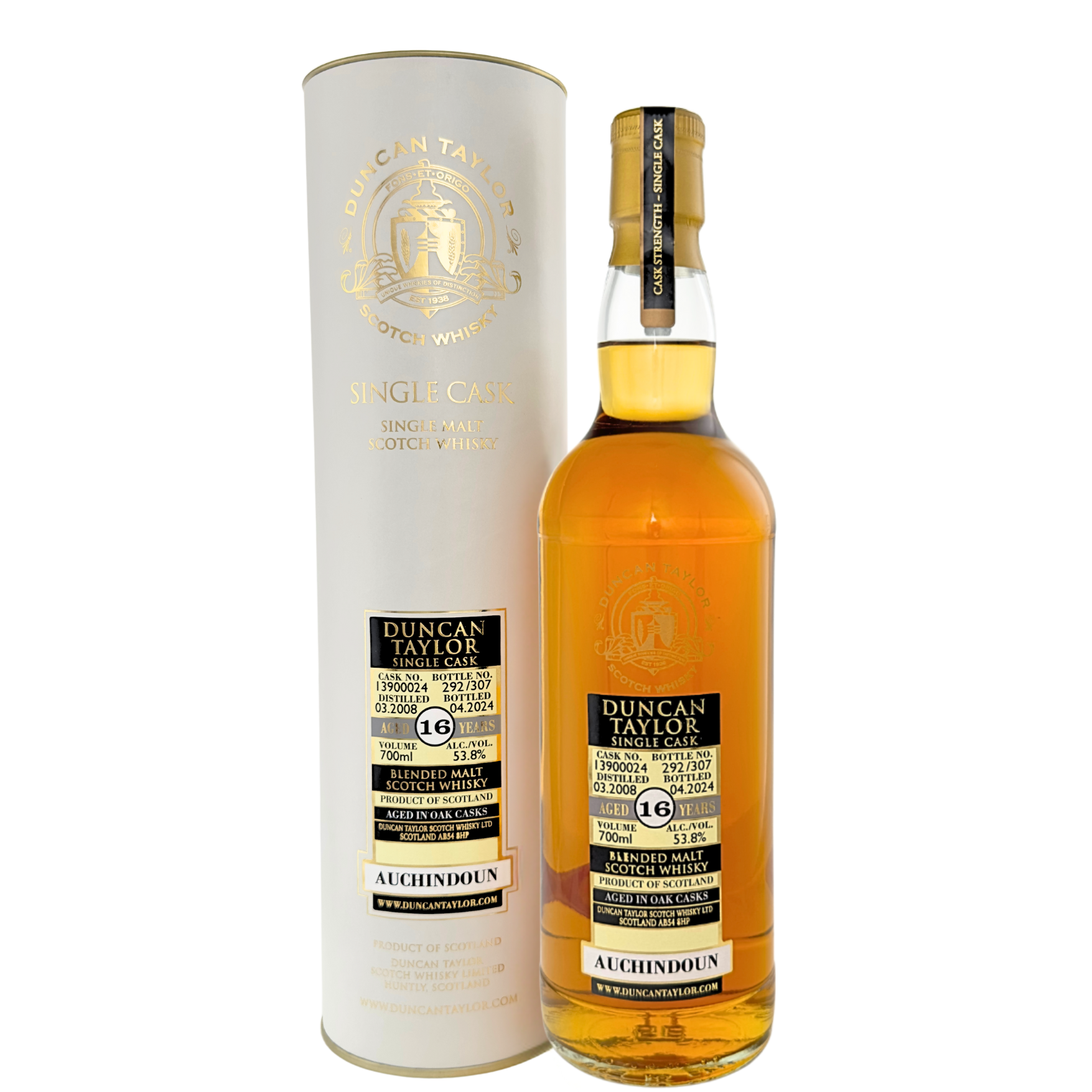 Duncan Taylor Single Cask Auchindoun 2008, 16 Year Old – The Spirits ...