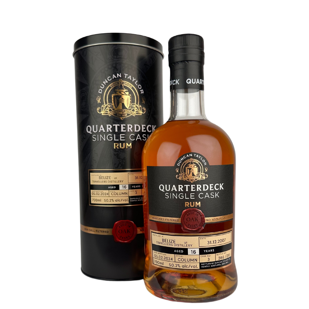 Quarterdeck Single Cask Rum Belize, 16 Year Old – The Spirits Embassy